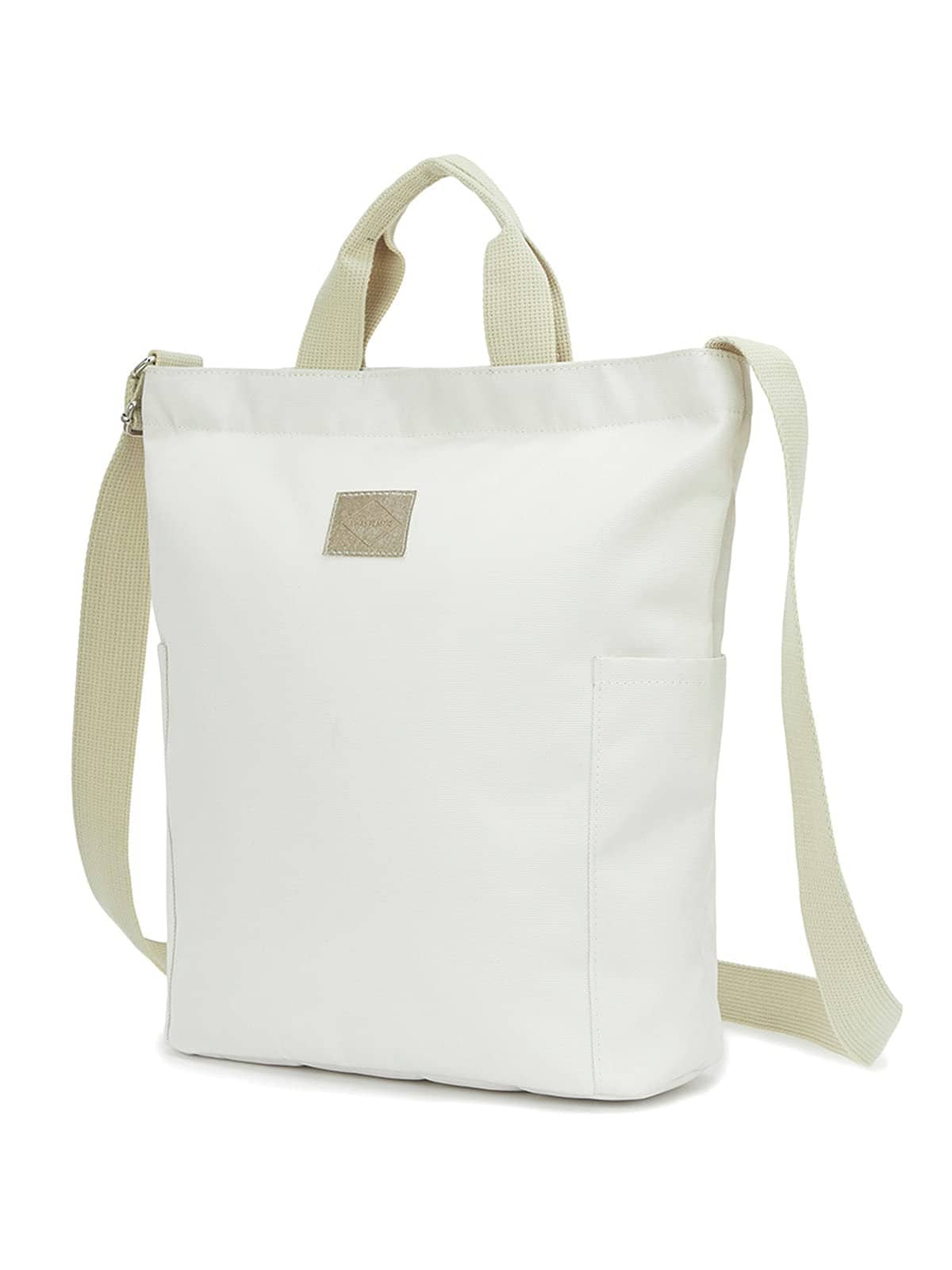 Recycled Polyester Laptop Tote Bag With Pockets and Zipper, Eco ...