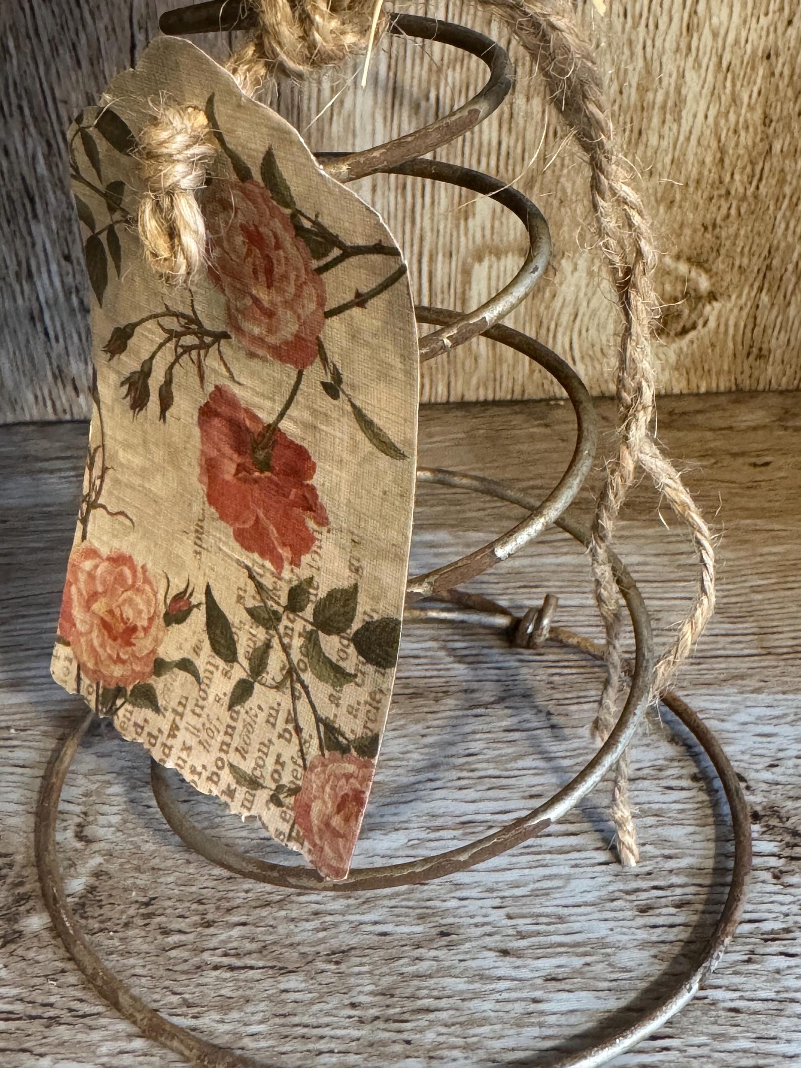 Farmhouse Bird Nest Decor: Rustic Bedspring Spring Accent - Etsy