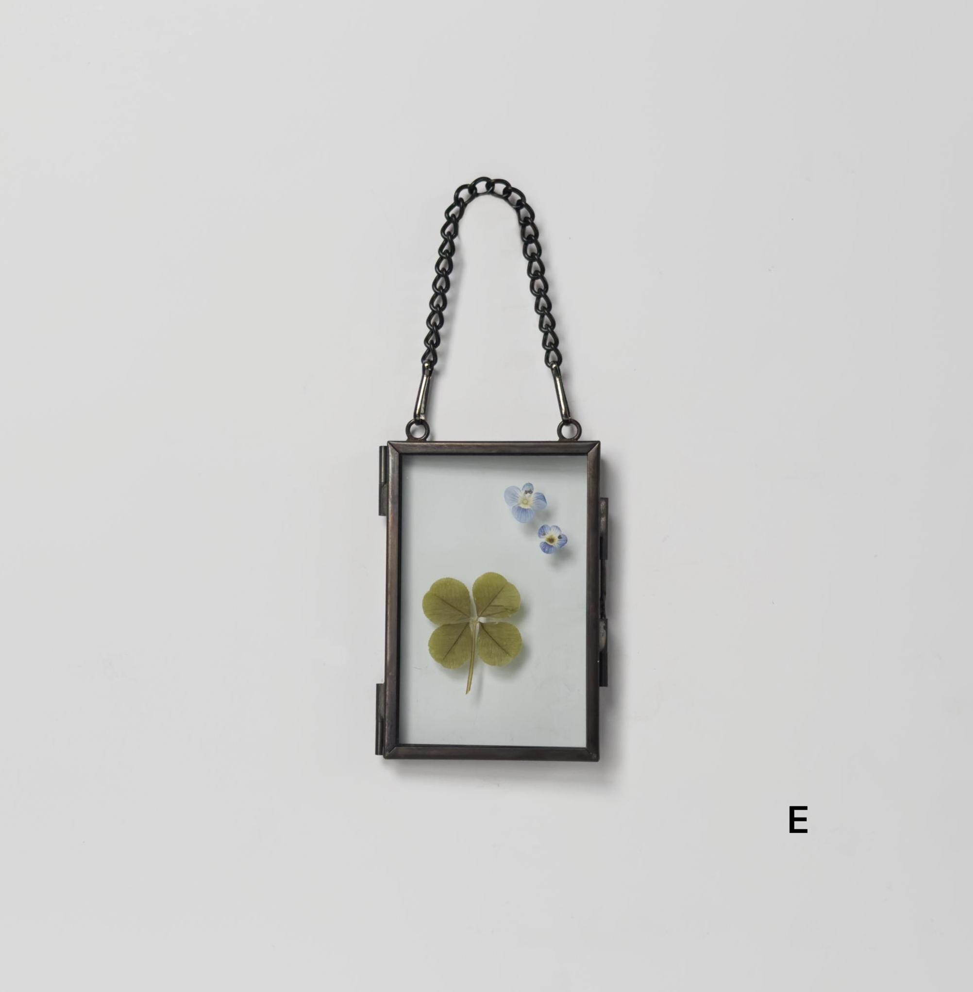 Real Four Leaf Clover Frame – Rectangle Brass Wall Decor - Etsy