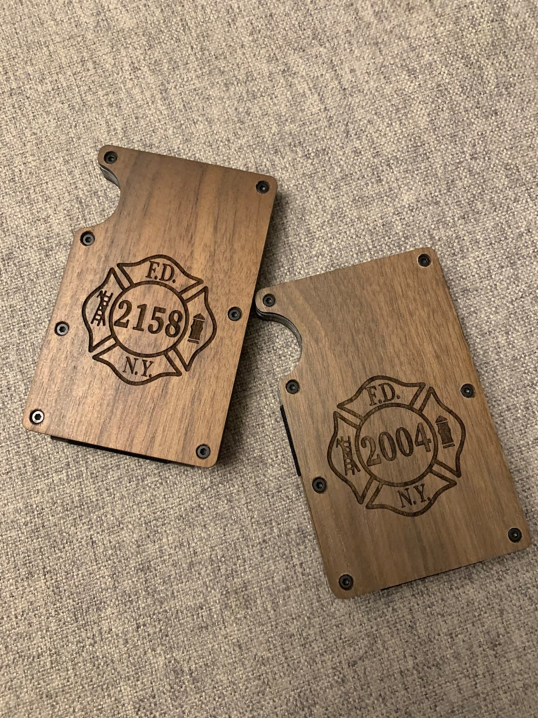 Minimalist Wood Wallet, Personalized Mens Gift, Personalized Mens ...