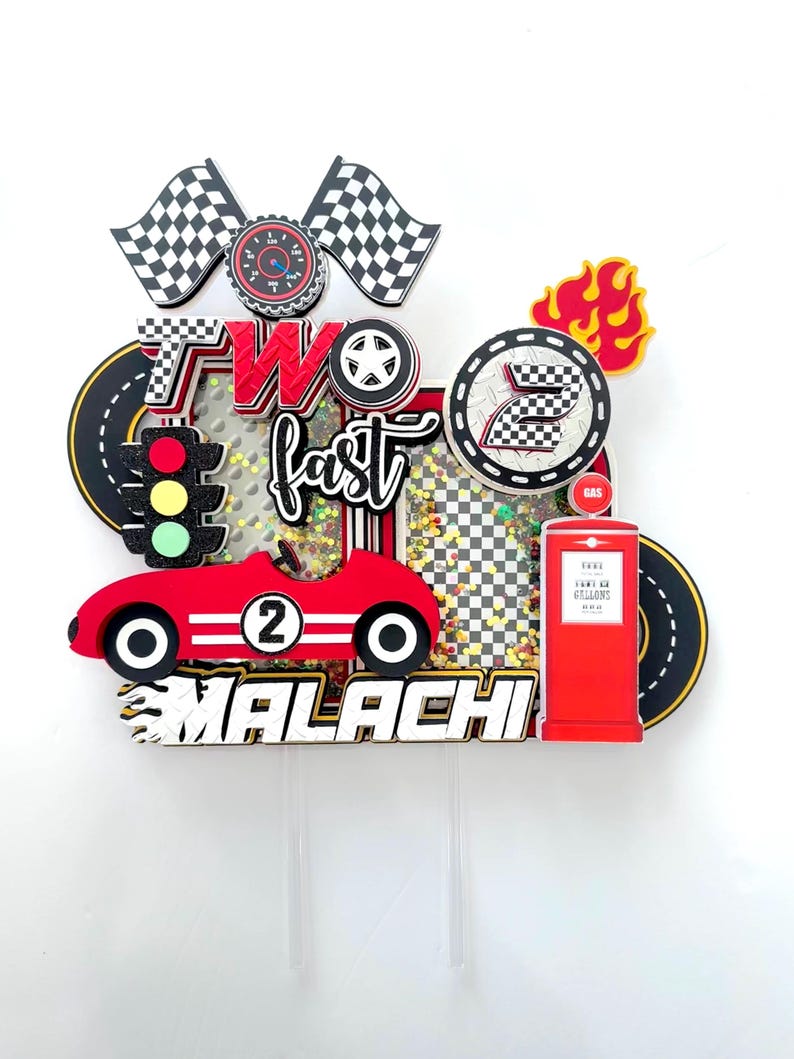 Car Cake Topper, Race Car Cake Topper, Car Birthday Party - Etsy