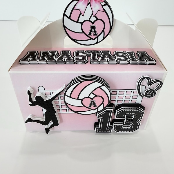 Volleyball Valentines Day Box - Etsy