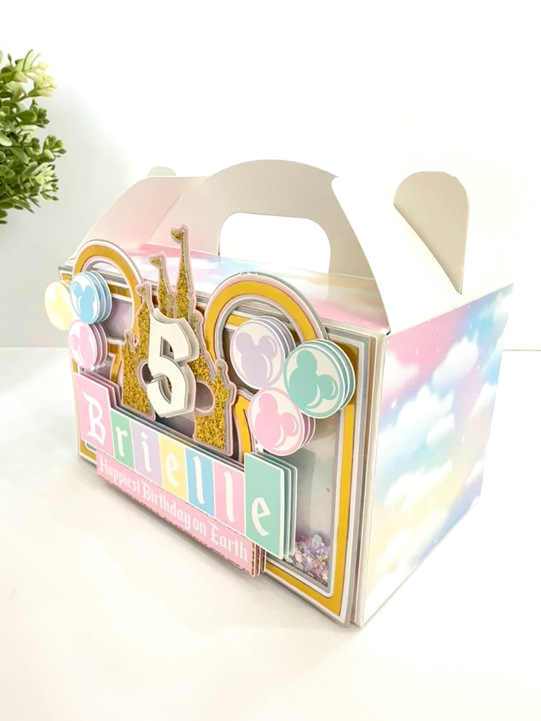 Personalized Disneyland Birthday Gable Box: Vintage Park Favor Box - Etsy