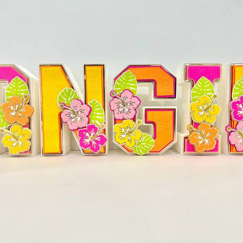 Chipboard Letters - Etsy