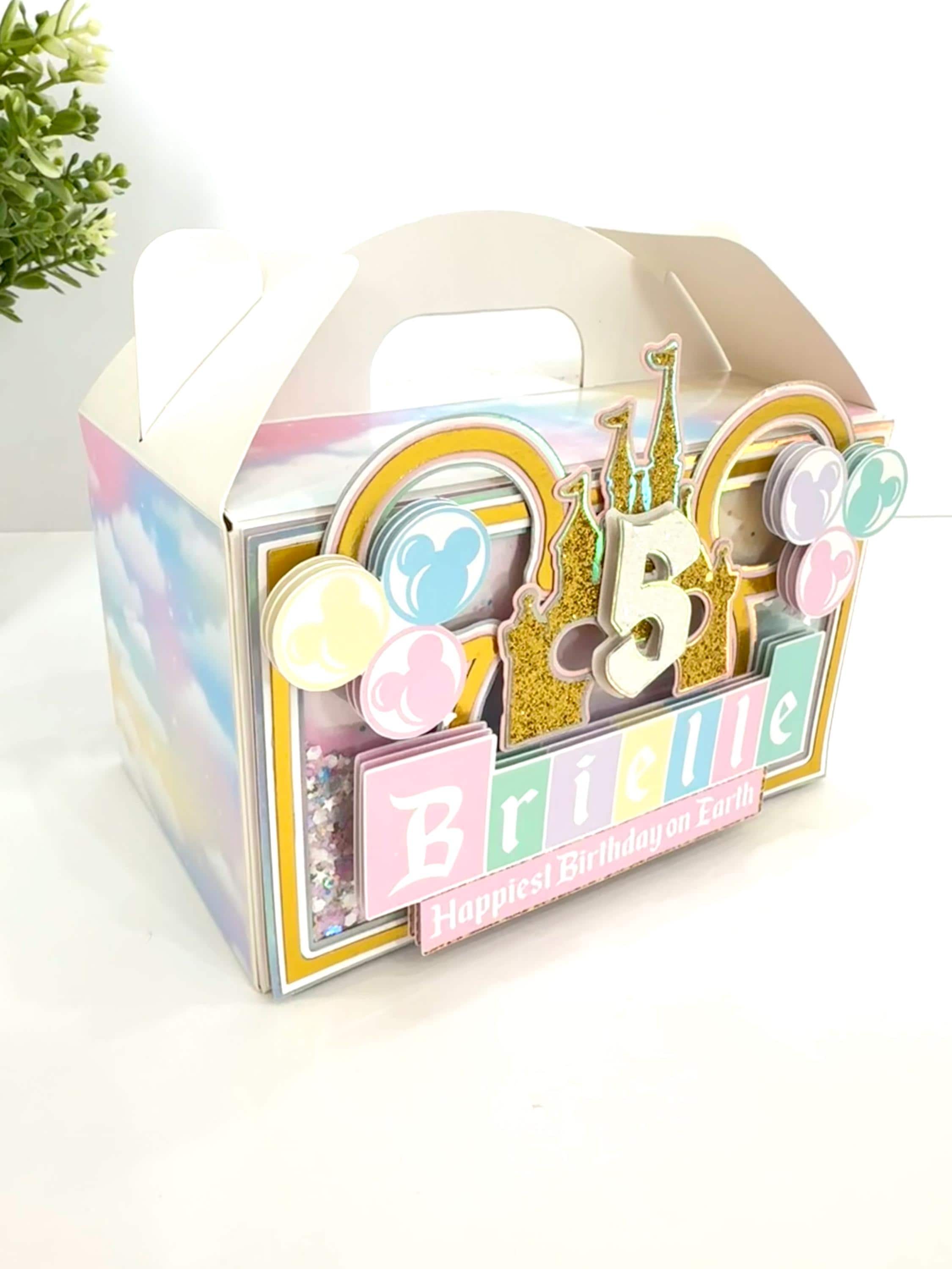 Personalized Disneyland Birthday Gable Box: Vintage Park Favor Box - Etsy