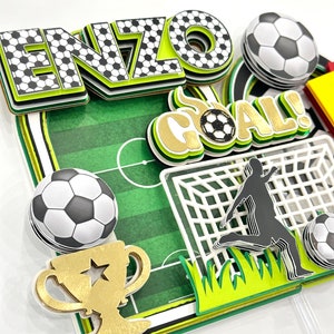 Personalized Soccer Cake Topper: 3D Birthday Party Decoration - Etsy