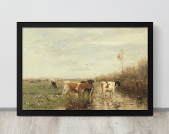 Vintage Cow Print - Etsy