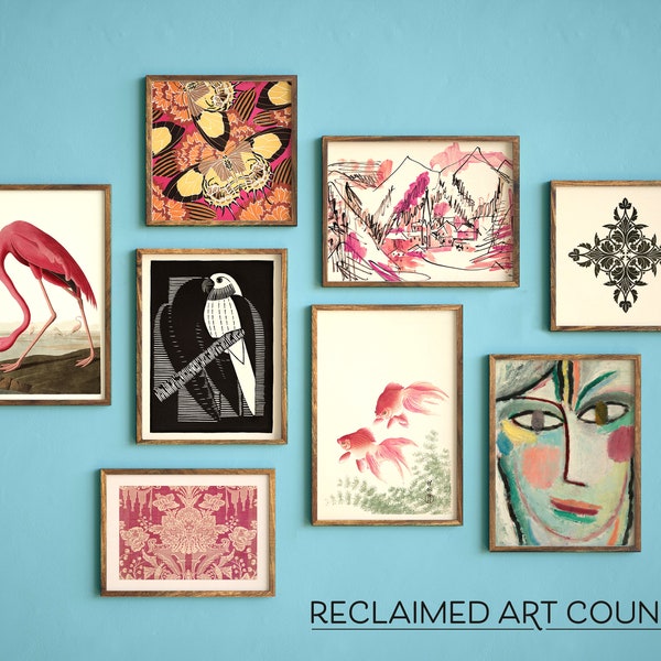 Eclectic Gallery Wall - Etsy