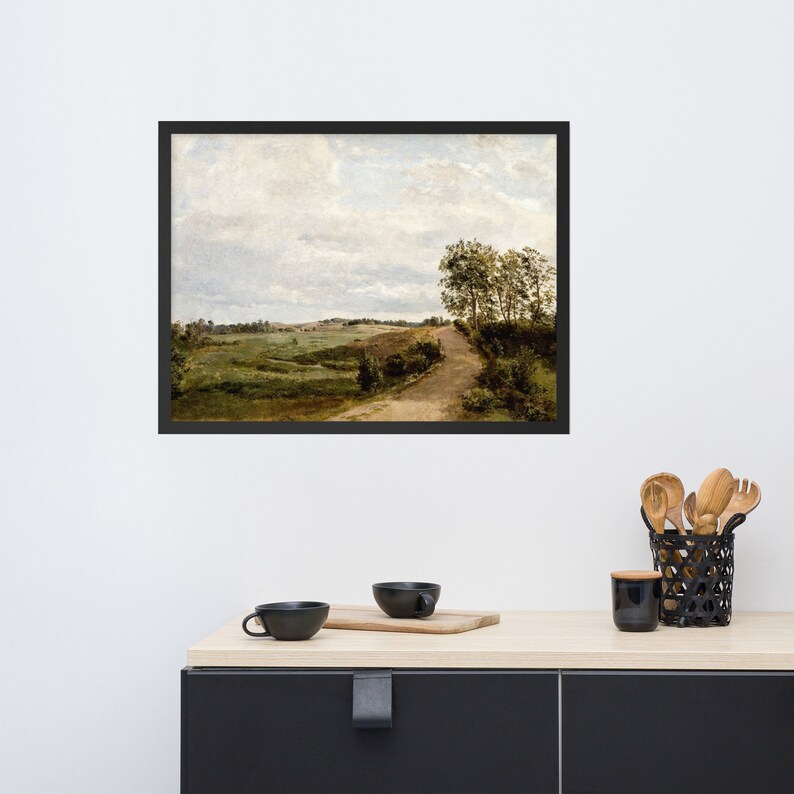 Country Road Painting Country Landscape Print Farm Path - Etsy