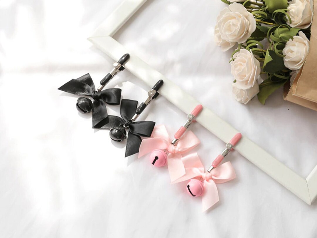 Bondagephantasy™ Aesthetic Nipple Clamps With Bells - Etsy