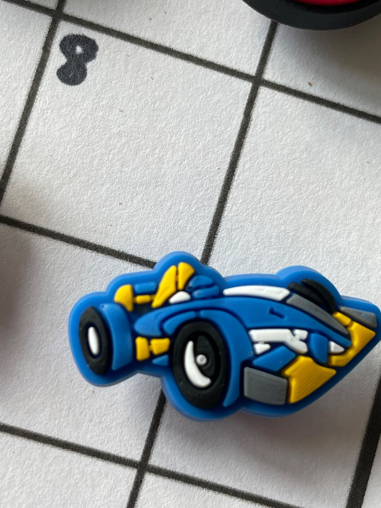 Racing Racecars Indycar Dragster Driver Trophy Car Charm for Shoes ...