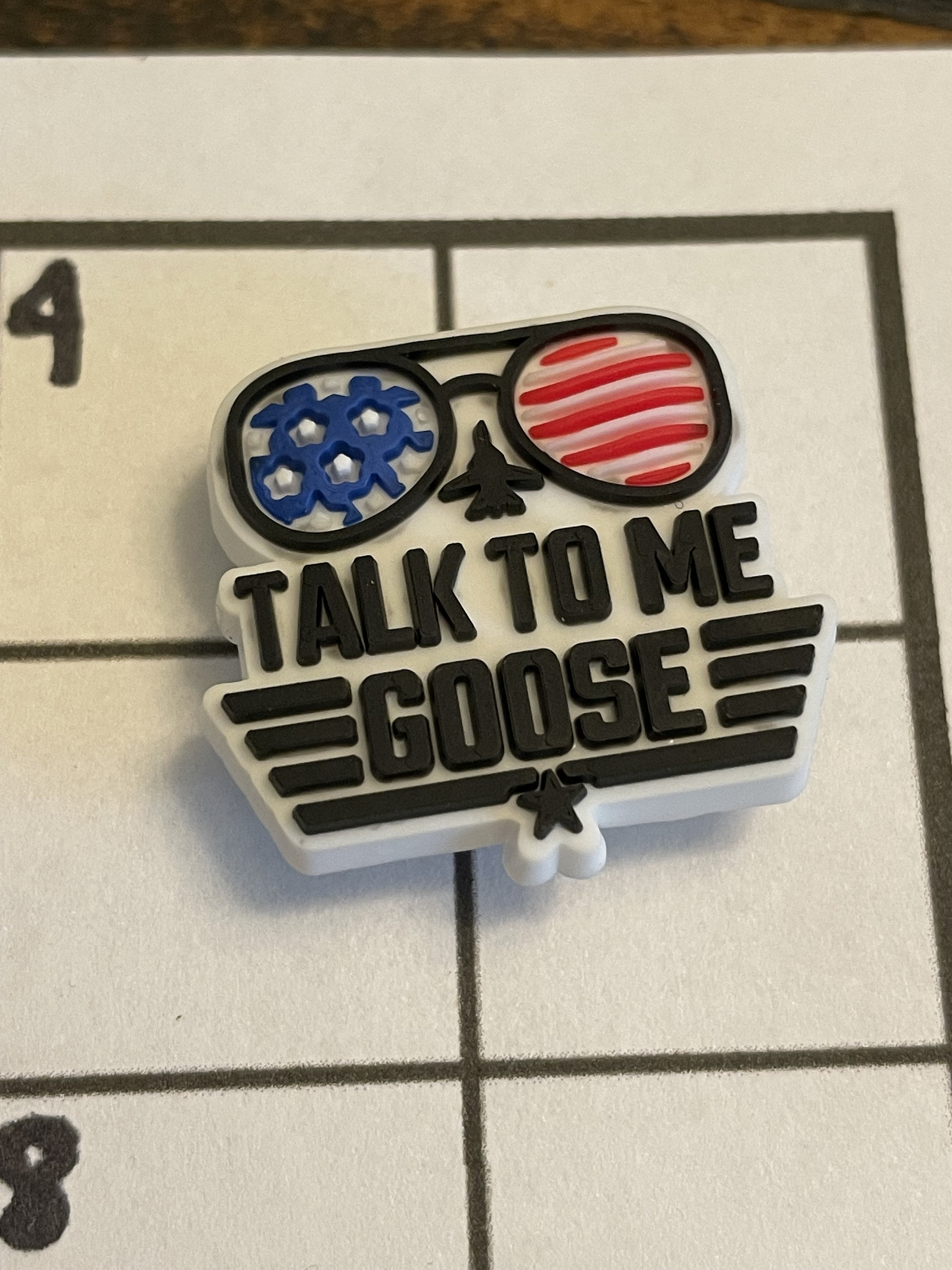 Top Gun Goose Fighter Planes Air Force Patriotic Freedom for Clogs ...