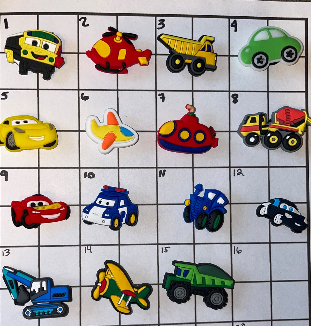 Cars Trucks Construction Tractor Offroad for Clogs Shoes - Etsy