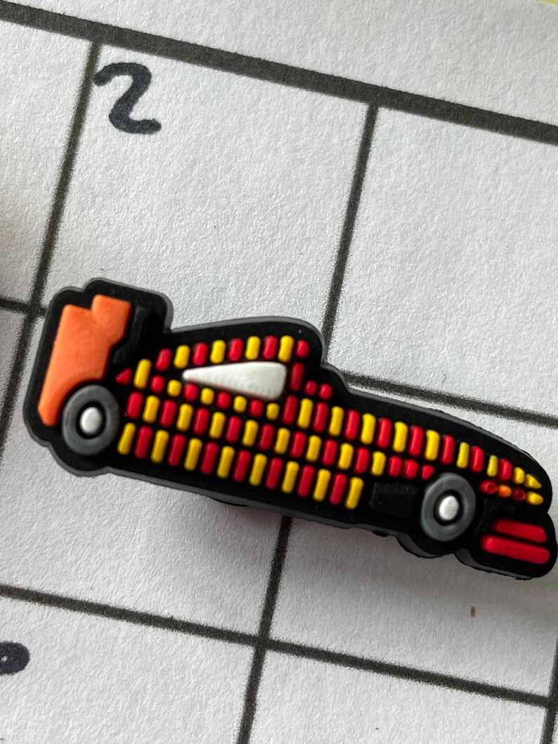 Racing Racecars Indycar Dragster Driver Trophy Car Charm for Shoes ...