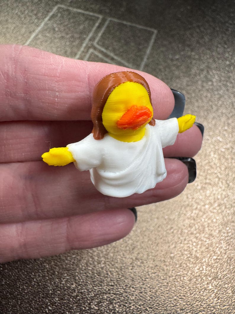 Jesus Christ Redeemer Duck Big and Mini Christian Duck for Cruises 3D ...