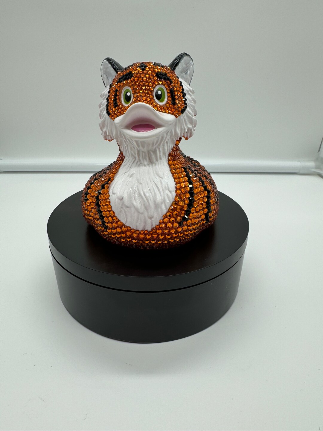 Custom Rubber Ducks Tiger Decorated With Rhinestones Bling - Etsy