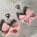 Crochet Coquette Bow Keychain (handmade) Bag Charm - Etsy