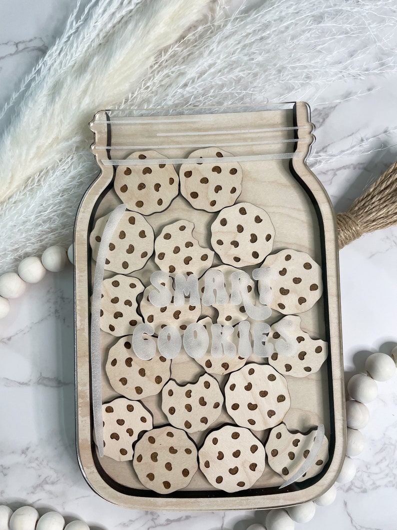Magnetic Smart Cookies Token Reward Jar Classroom Management - Etsy