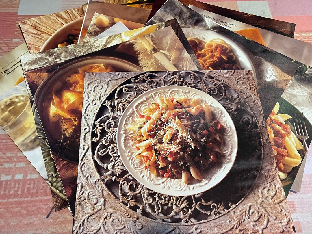 Pasta Art Book Prints, Vintage Ephemera Pack for Junk Journals - Etsy