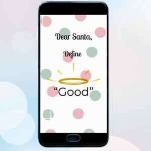 Animated Christmas Ecard: Dear Santa, Define Good (MP4 Video File) - Etsy