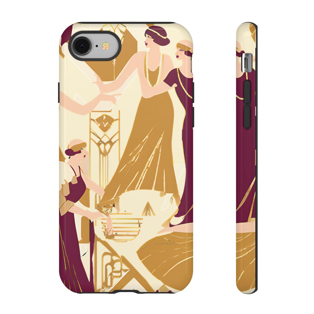 Art Deco Phone Case - Glamorous 1920s Style, Vintage Design, Stylish ...