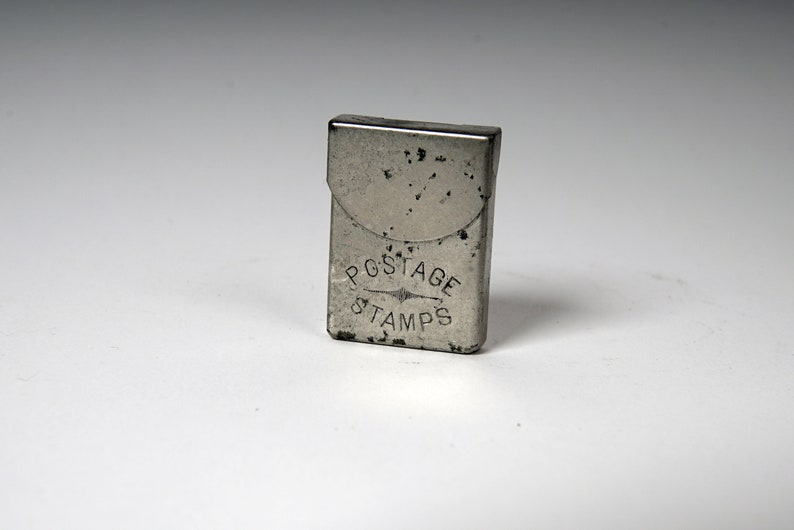 Antique Silver Plated Postage Stamp Holder - 1890 Collectible - Etsy