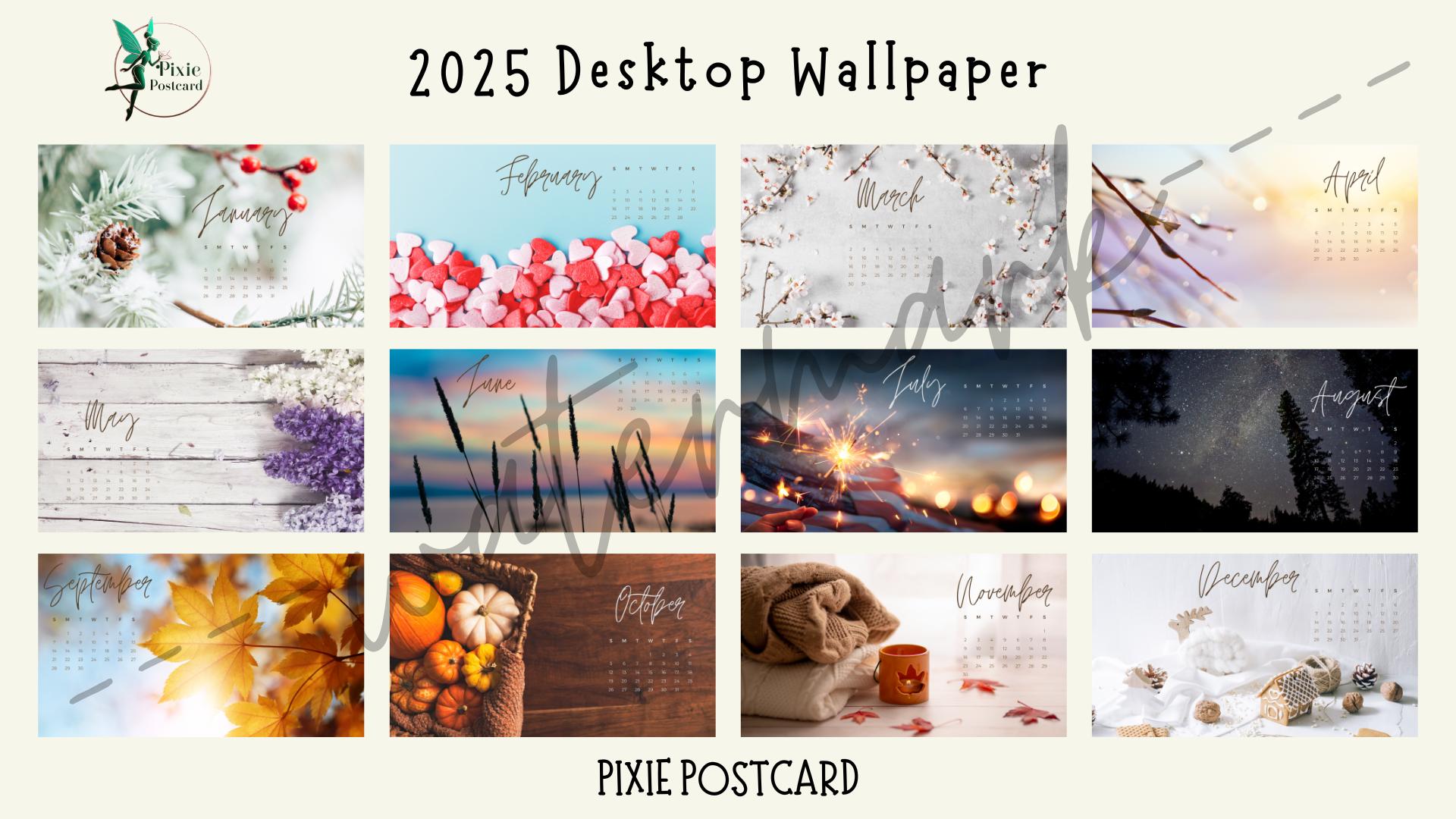 2025 Desktop Cozy Scenes Wallpaper - Etsy