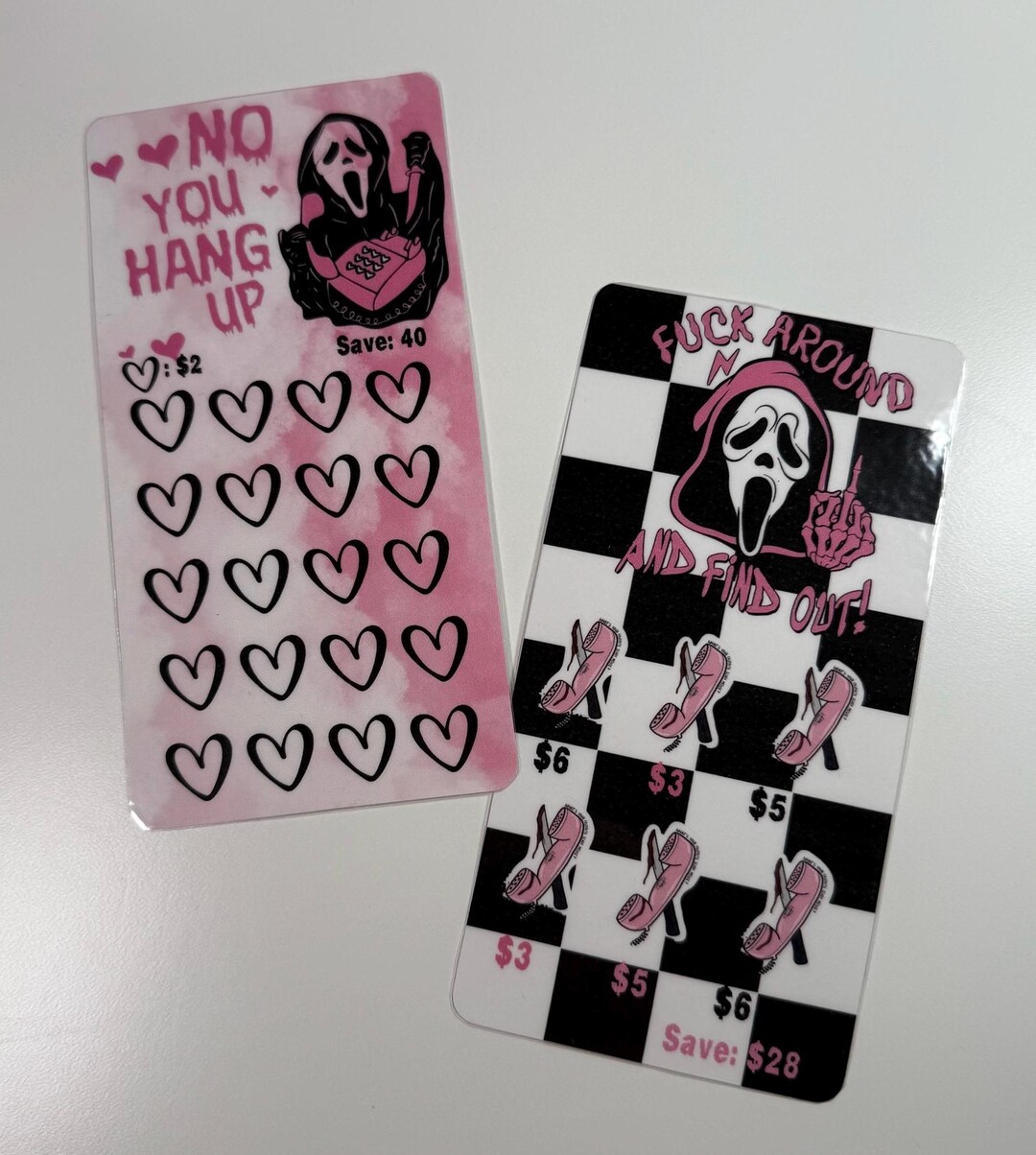 Ghostface Mini Savings Challenge Duo - Etsy