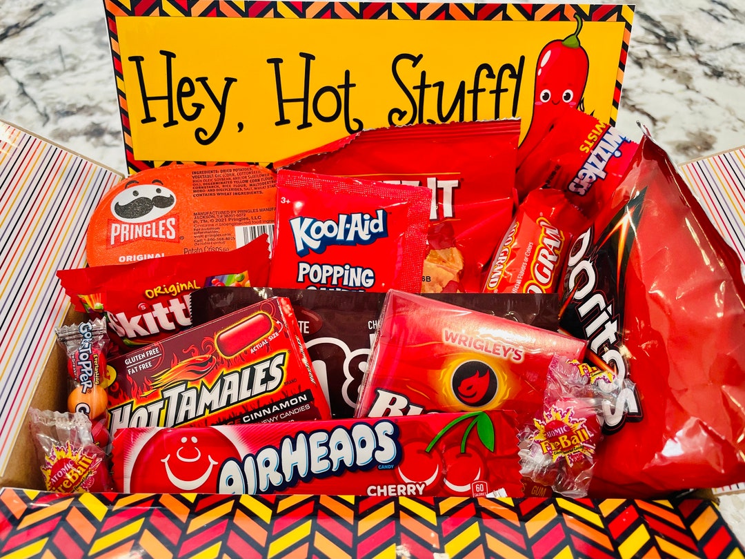 Sweet & Spicy Snack Box HOT STUFF Care Package for Him Red - Etsy