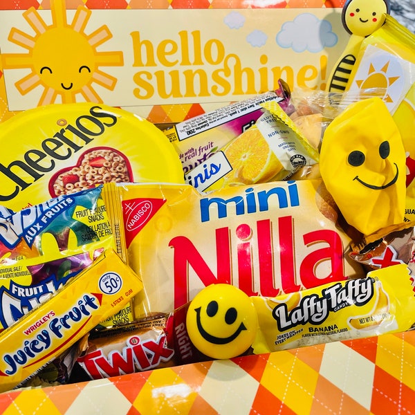 Yellow Care Package - Etsy