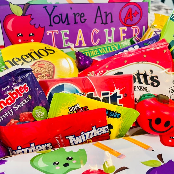 Teacher Appreciation Snack Basket - Etsy