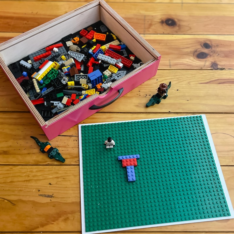 Personalized Building Blocks Storage Box - Etsy