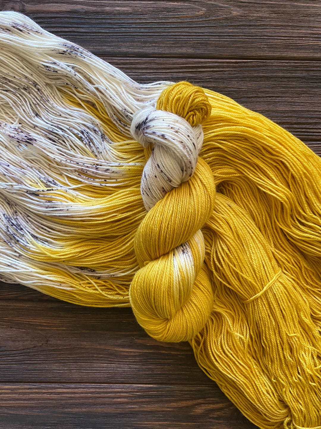 Autumn Birch Fall Yarn Sock Set Full Skein 115 Gram Hand Dyed - 80% ...