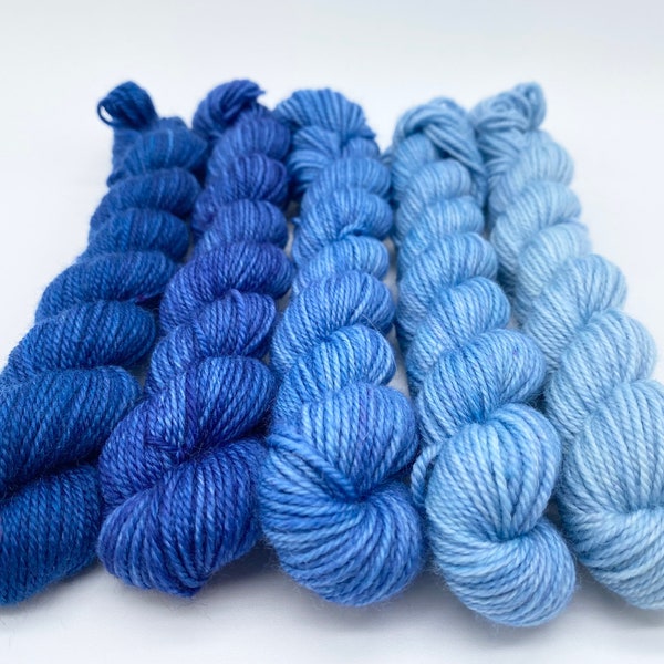 Indigo Dyed Yarn - Etsy