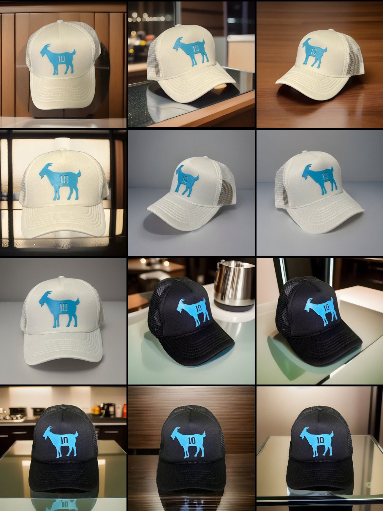 Messi Trucker Hat, Messi the Goat Hat, Ballon D’or. Argentina Team Hat ...