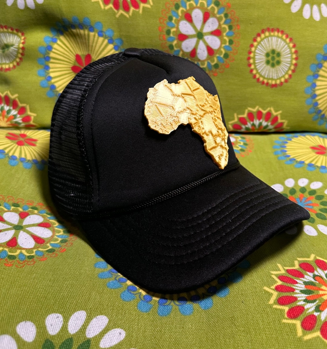AFRICA HAT, Africa Map Hat, Very Detailed With All the African ...