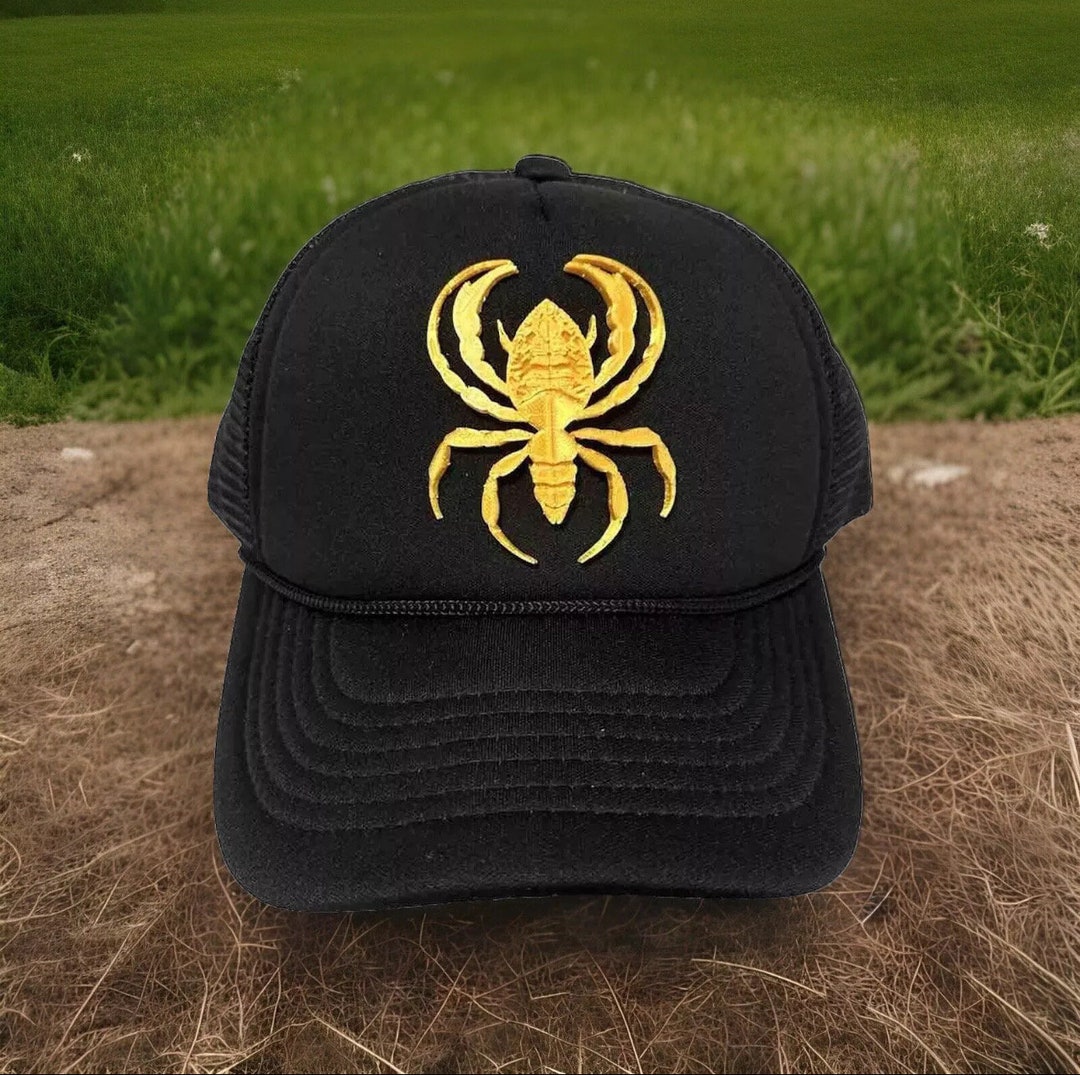 Custom Spider-man Hat - Gold Spider Hat - Unique - ( 2-5 Day Delivery ...