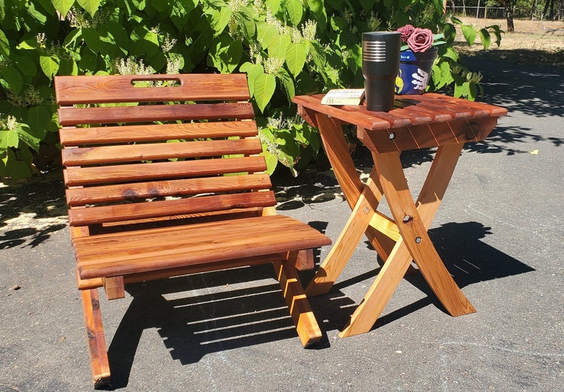Custom Folding Table cedar - Etsy
