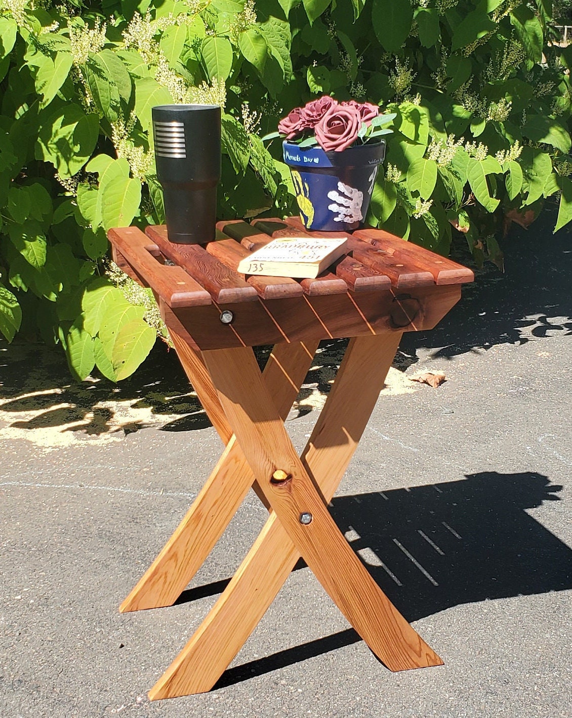 Custom Folding Table cedar - Etsy