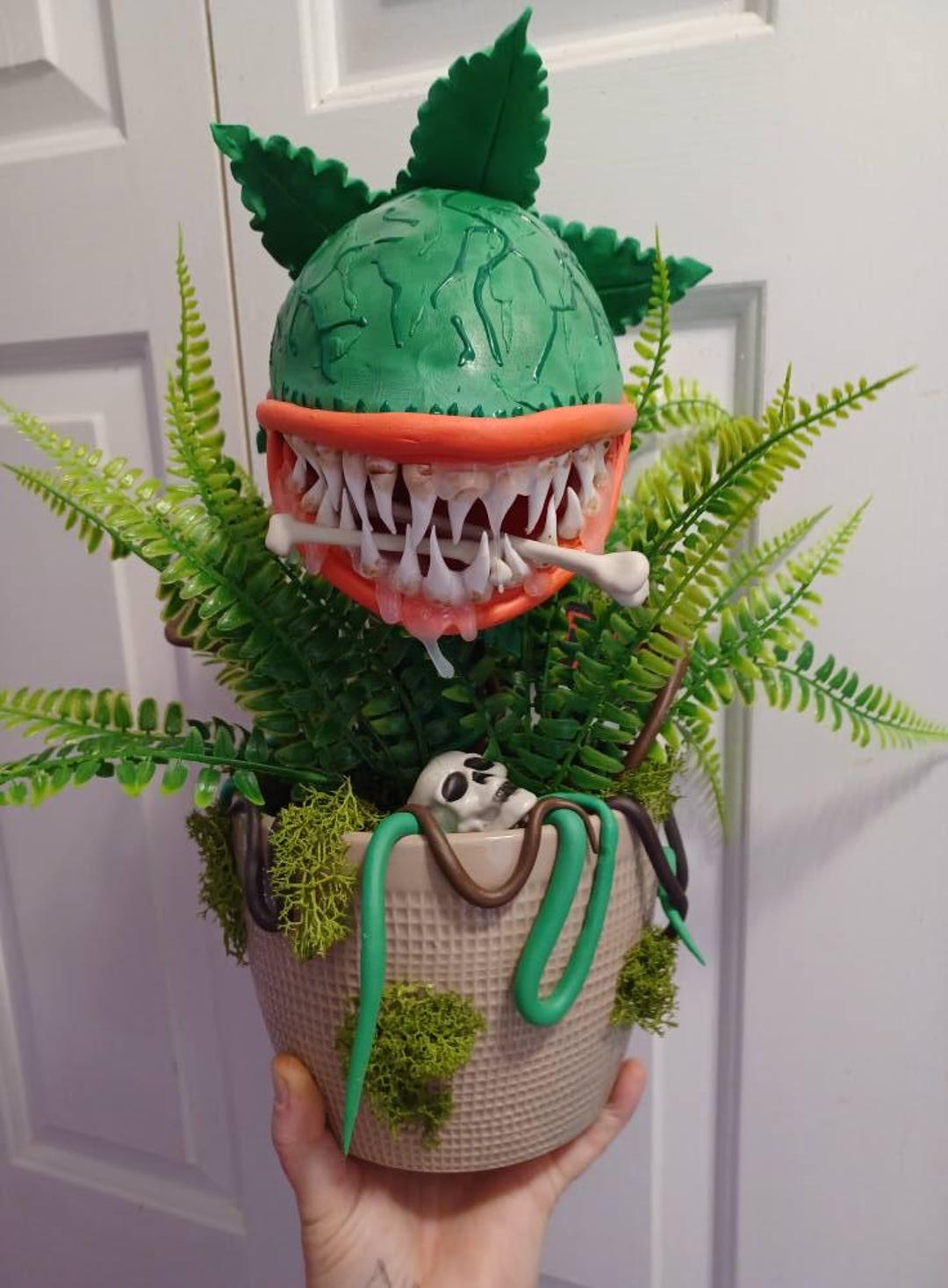 Man Eating Venus Fly Trap Fake Plant - Etsy UK