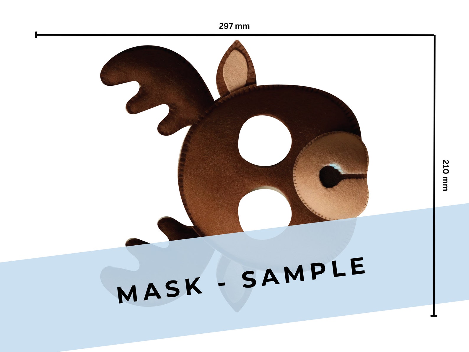 Felt Woodland Animal Mask Patterns Printable Mask, Coloring Page & Felt ...