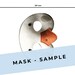 Felt Farm Animal Mask Patterns Printable Mask, Coloring Page & Felt ...
