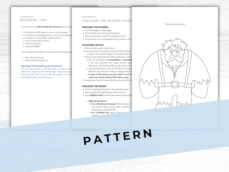 Jack and the Beanstalk Felt Patterns - DIY Craft Kit for Busy Books ...