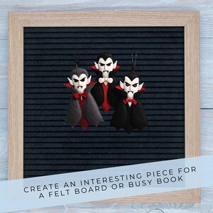Vampire Felt Pattern Digital Template: Craft Your Own Count Dracula! - Etsy