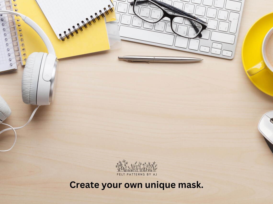 Felt Farm Animal Mask Patterns: Printable Masks & Sewing Kit (PDF ...