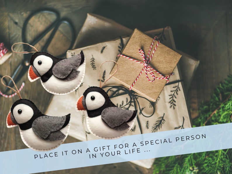 Puffin Felt Ornament Pattern: DIY Animal Sewing (digital Pattern) - Etsy