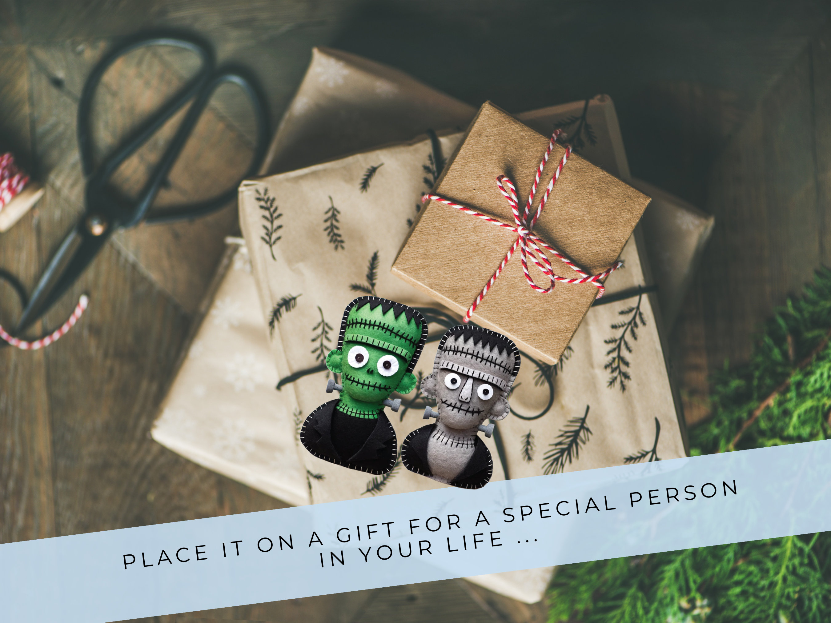 Frankenstein's Monster Felt Pattern Digital Template: Craft Your Own ...