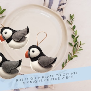 Puffin Felt Ornament Pattern: DIY Animal Sewing (digital Pattern) - Etsy UK