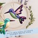 Felt Hummingbird Pattern DIY Craft Project for Ornaments, Garlands ...