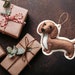 DIY Felt Dachshund Ornament: Hand Embroidery Pattern (instant Download ...